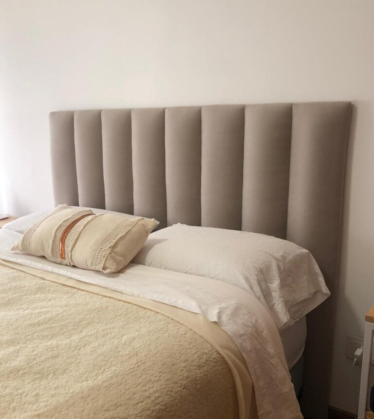Respaldo De Cama Tapizado - Valerio Caballero Muebles