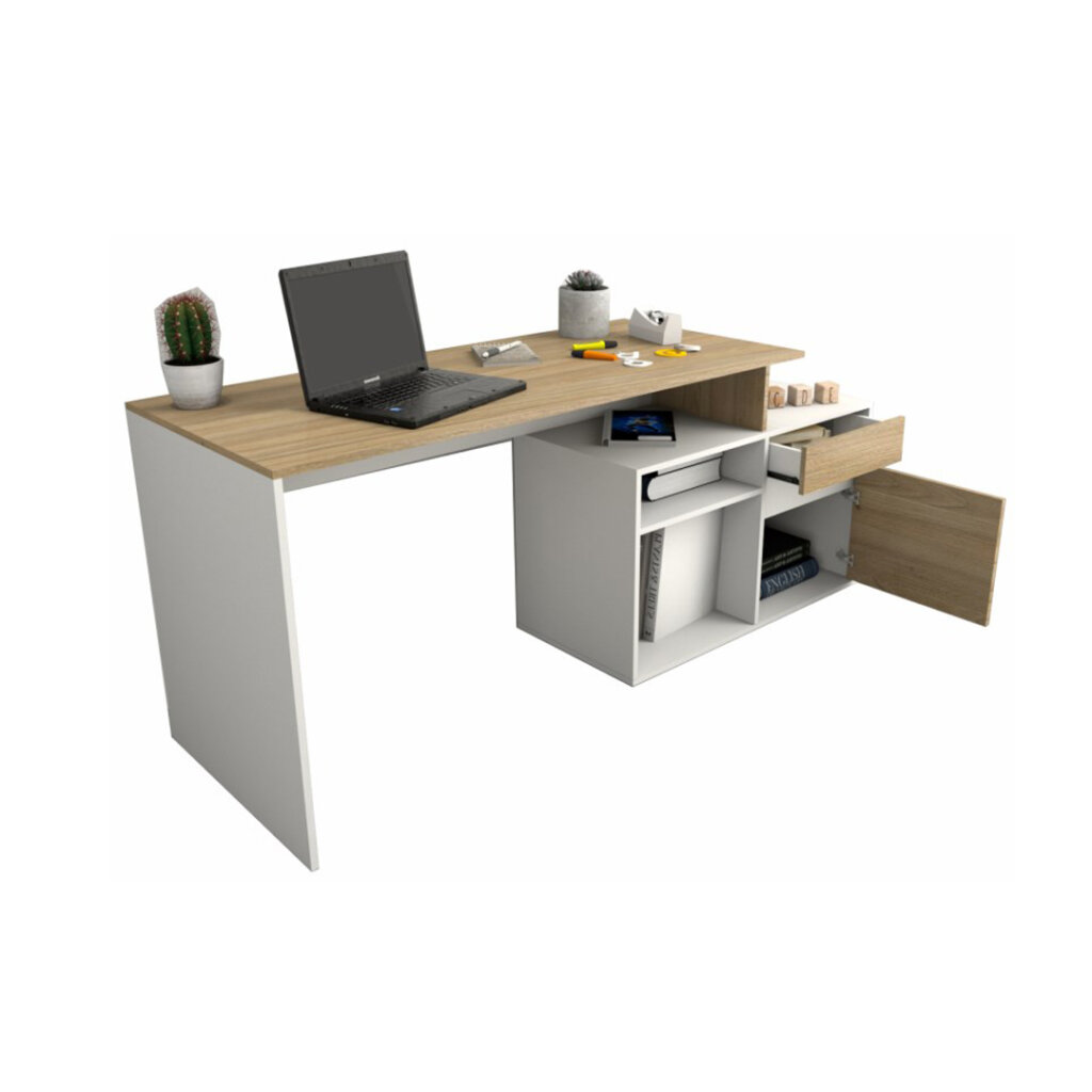 Escritorio Con Mueble Bajo - Valerio Caballero Muebles